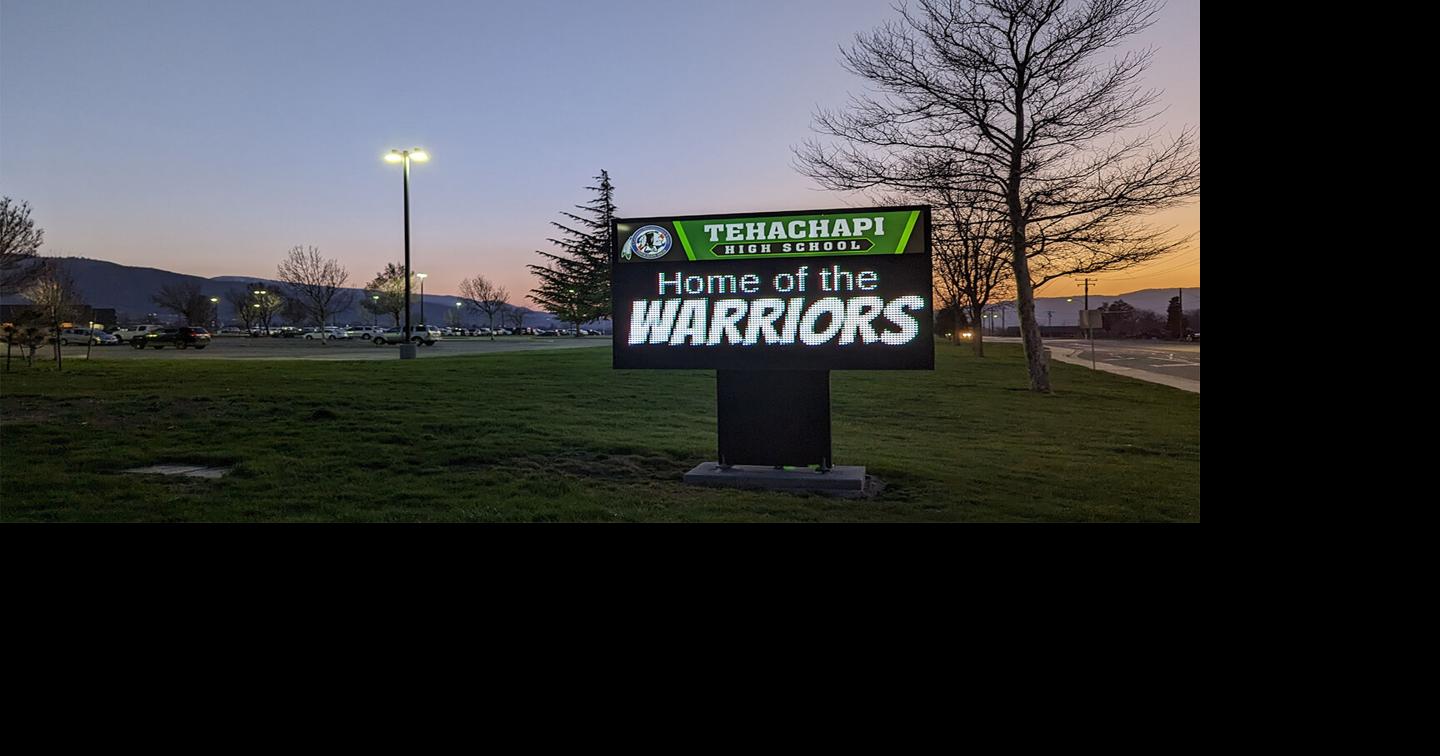 Tehachapi High School Sign | | tehachapinews.com