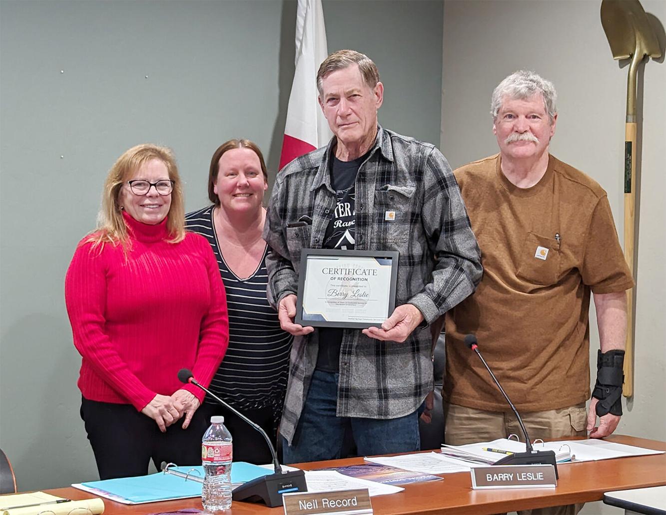 Barry Leslie resigns from Stallion Springs CSD board | News ...