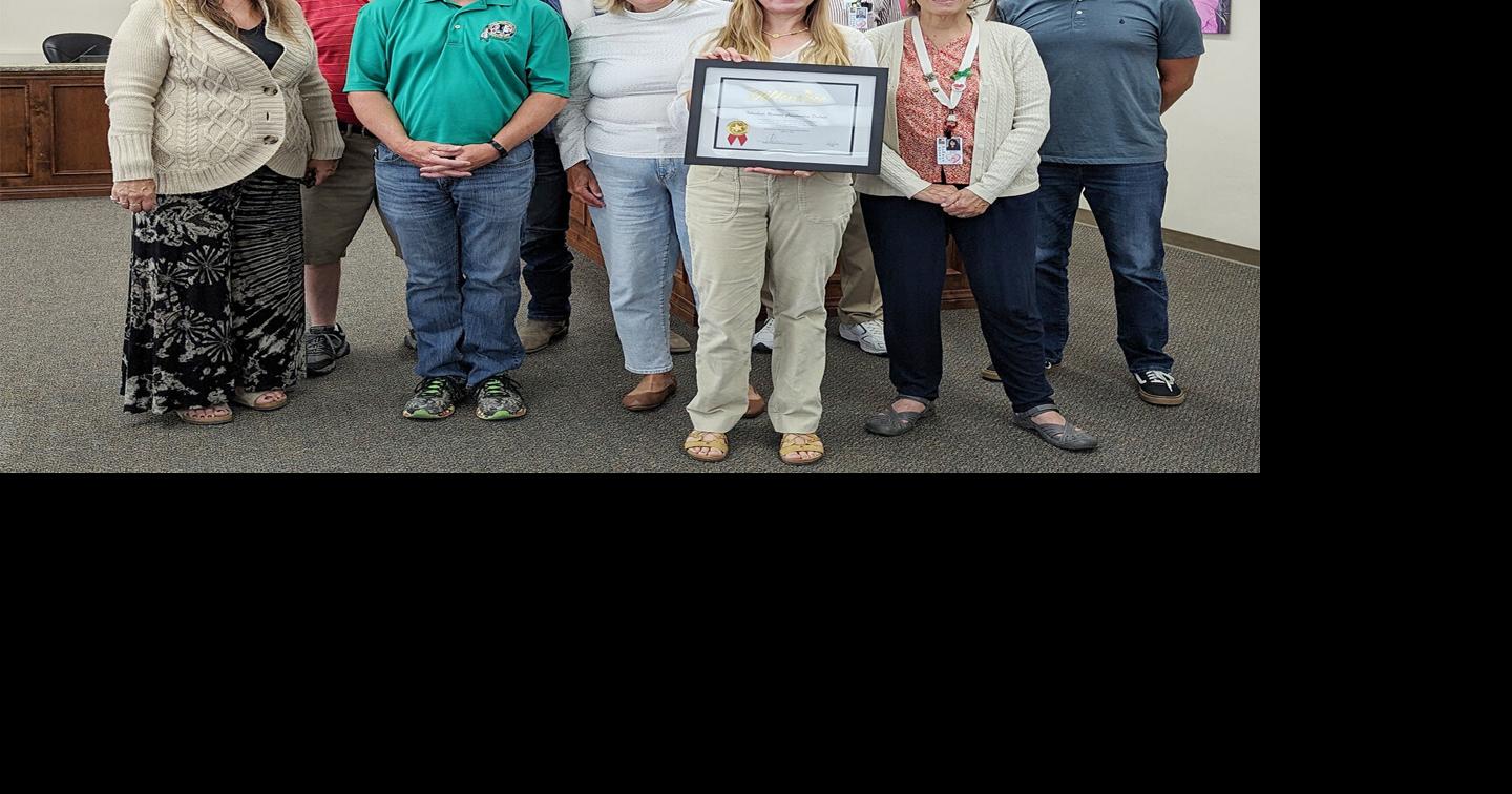 Members of conservation district board honored for planting trees at ...