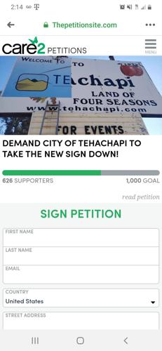 Residents voice opposition to removal of historic Tehachapi welcome ...