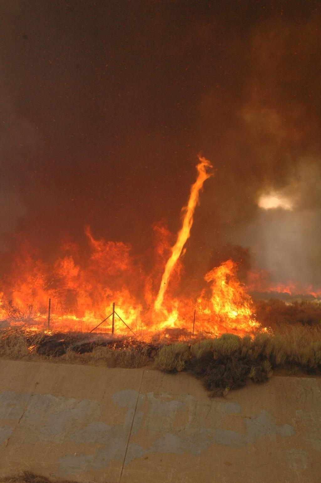 largest fire tornado ever