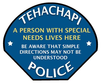 TPD offers special needs decals | News | tehachapinews.com