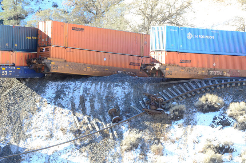 Freight train derails west of Tehachapi | News | tehachapinews.com