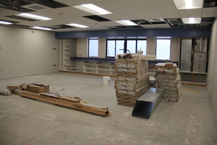 Workers make swift progress on sixth-grade wing at Jacobsen Middle ...