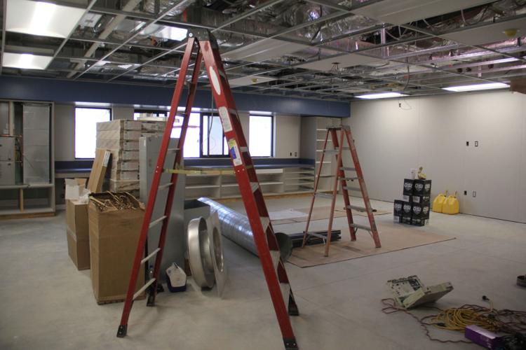 Workers make swift progress on sixth-grade wing at Jacobsen Middle ...