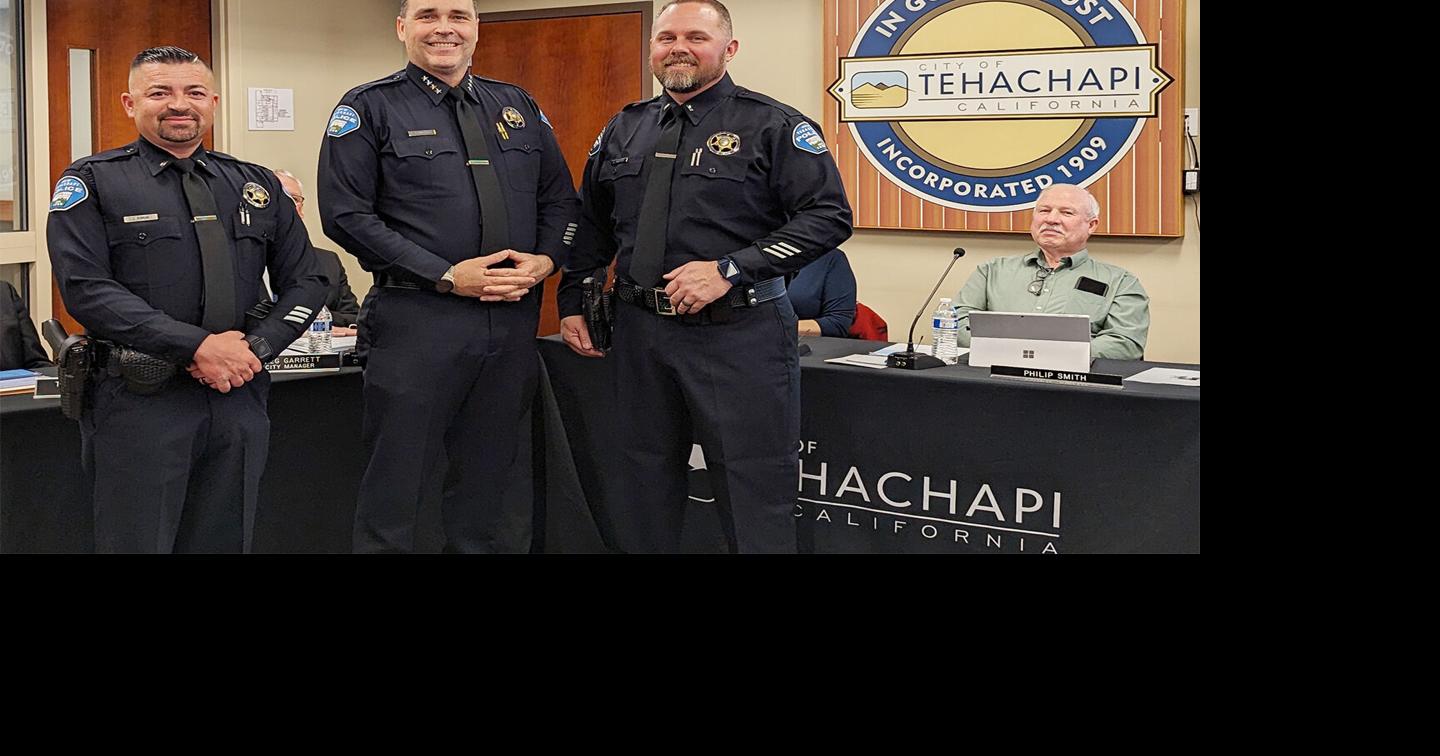 Tehachapi PD: Dunham and Ruppert promoted to lieutenant | News ...