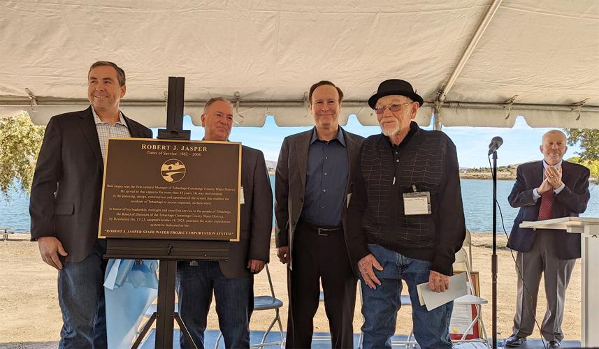 Water importation system dedicated to Robert J. Jasper | News ...