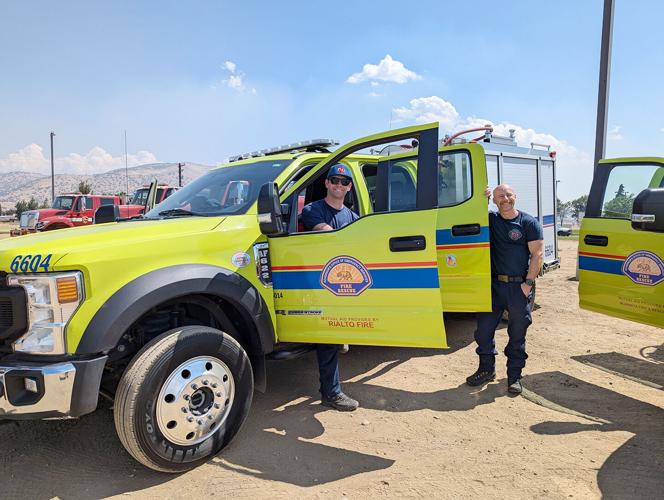 Fire agencies set up camp at THS | News | tehachapinews.com