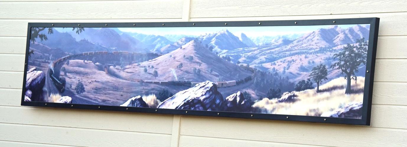 Recreated Tehachapi Loop Railroad Mural unveiled | News | tehachapinews.com