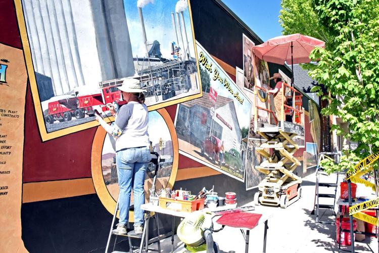 Restored Monolith Cement Plant Mural unveiled | News | tehachapinews.com