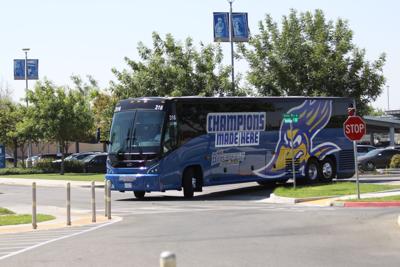 Roadrunner Connection: New custom bus announces Roadrunners' arrival ...
