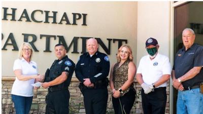 Tehachapi Police Foundation makes donation for equipment | News ...