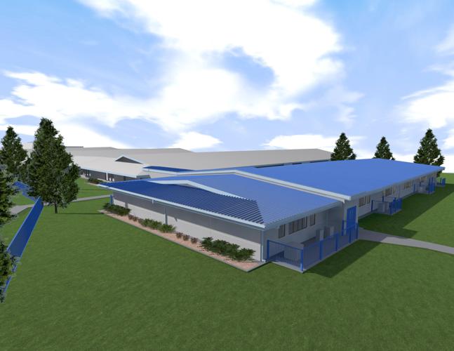 Sixth-grade center at Jacobsen Middle School nearing construction phase ...