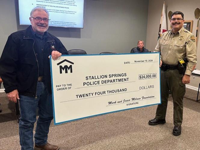 Milanos donate $24,000 to fund body-worn cameras for Stallion Springs ...