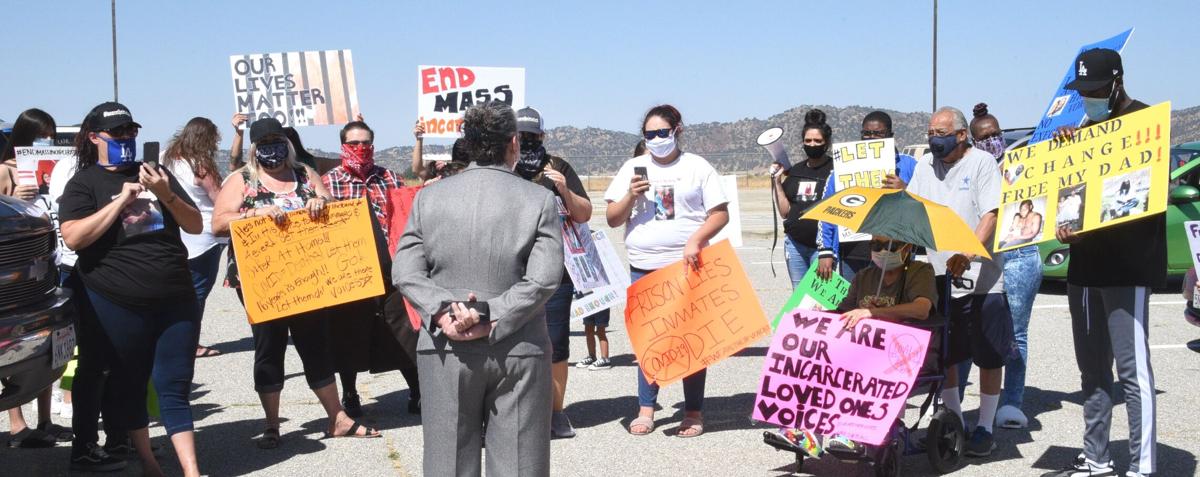 Families of inmates protest coronavirus conditions at Tehachapi prison ...
