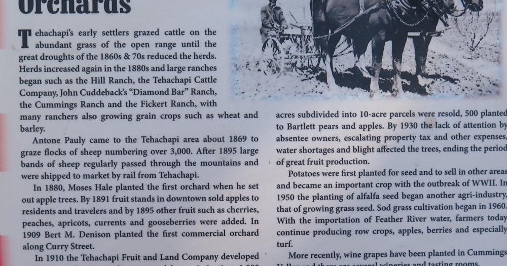 Visitor Guide: Tehachapi's rich history commemorated on series of ...