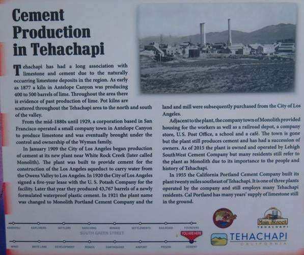 Visitor Guide: Tehachapi's rich history commemorated on series of ...