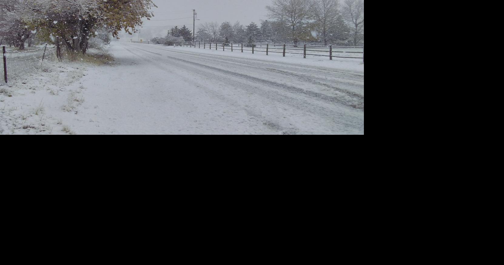 Winter wonderland: Tehachapi sees its first snow of the season ...