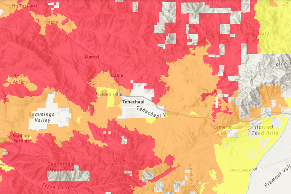 Tehachapi State Prison Map