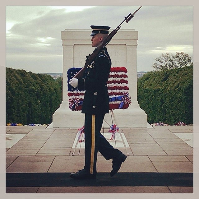 Andrew Selga serves as guard at Tomb of the Unknown Soldier | Lifestyle ...