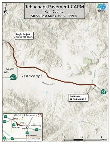 Caltrans seeks public input on planned Highway 58 pavement project in ...