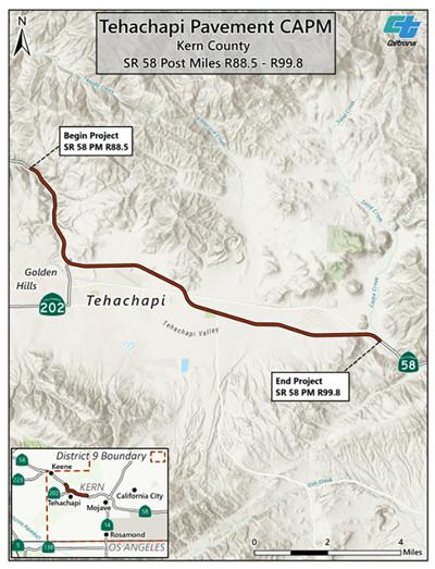 Caltrans seeks public input on planned Highway 58 pavement project in ...