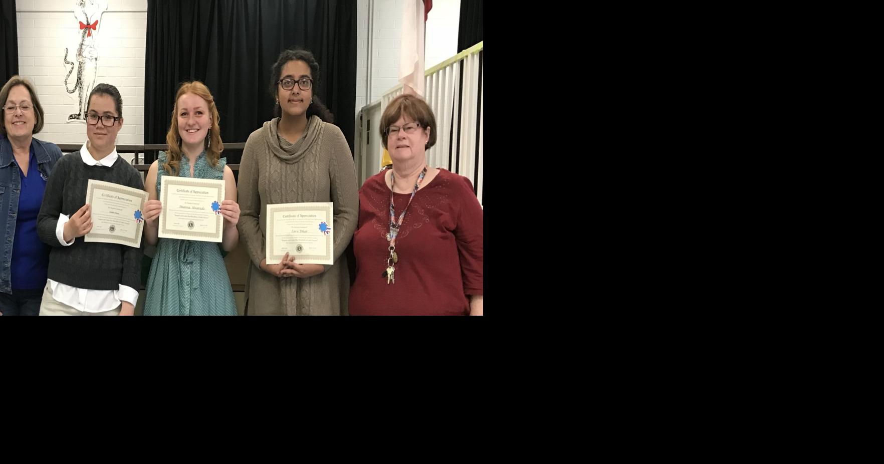 Youth compete in Lions Clubs Student Speaker Contest | Lifestyle ...