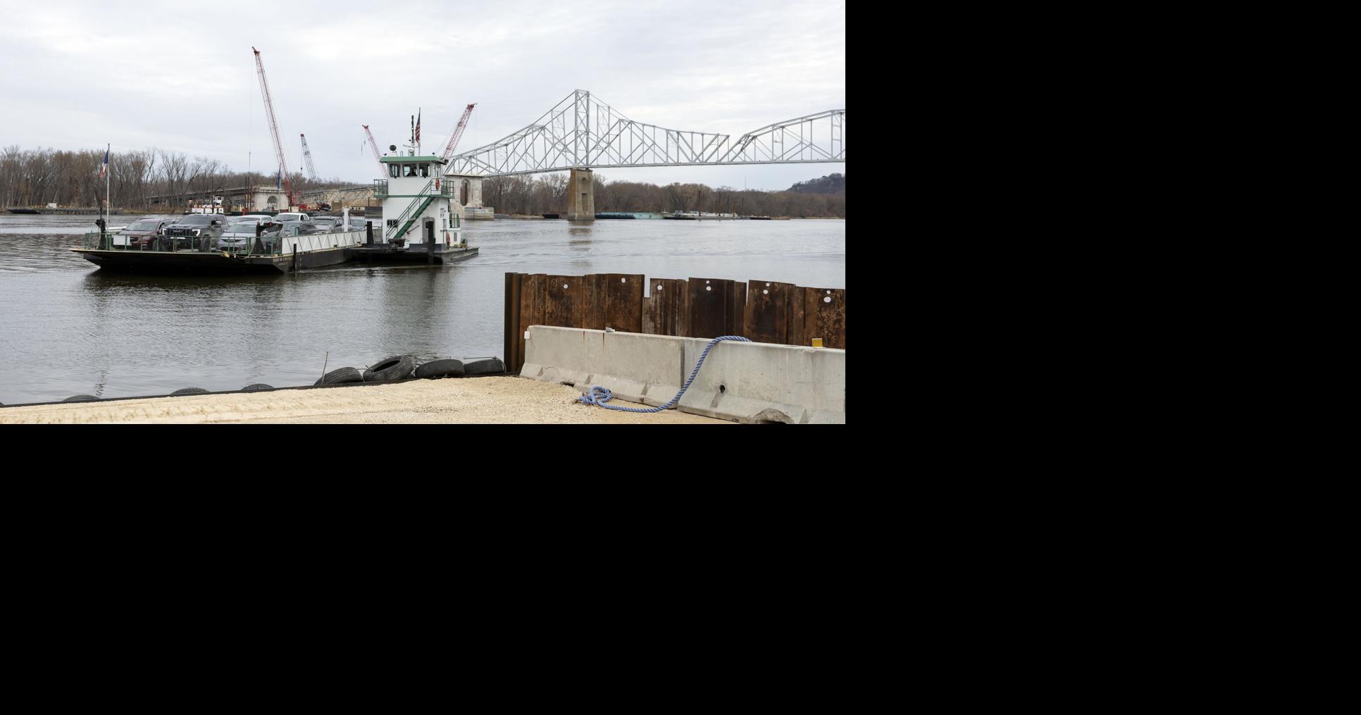 Cassville ferry heads north to service Lansing in wake of bridge ...