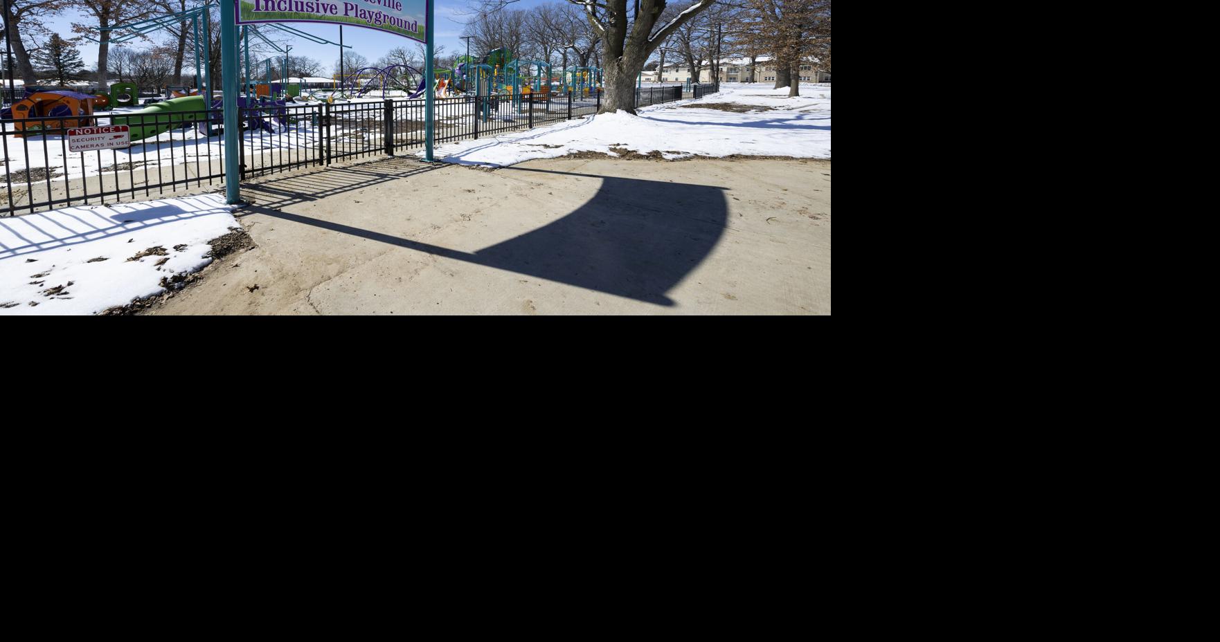 Platteville inclusive playground nearing completion, waiting on warmer ...