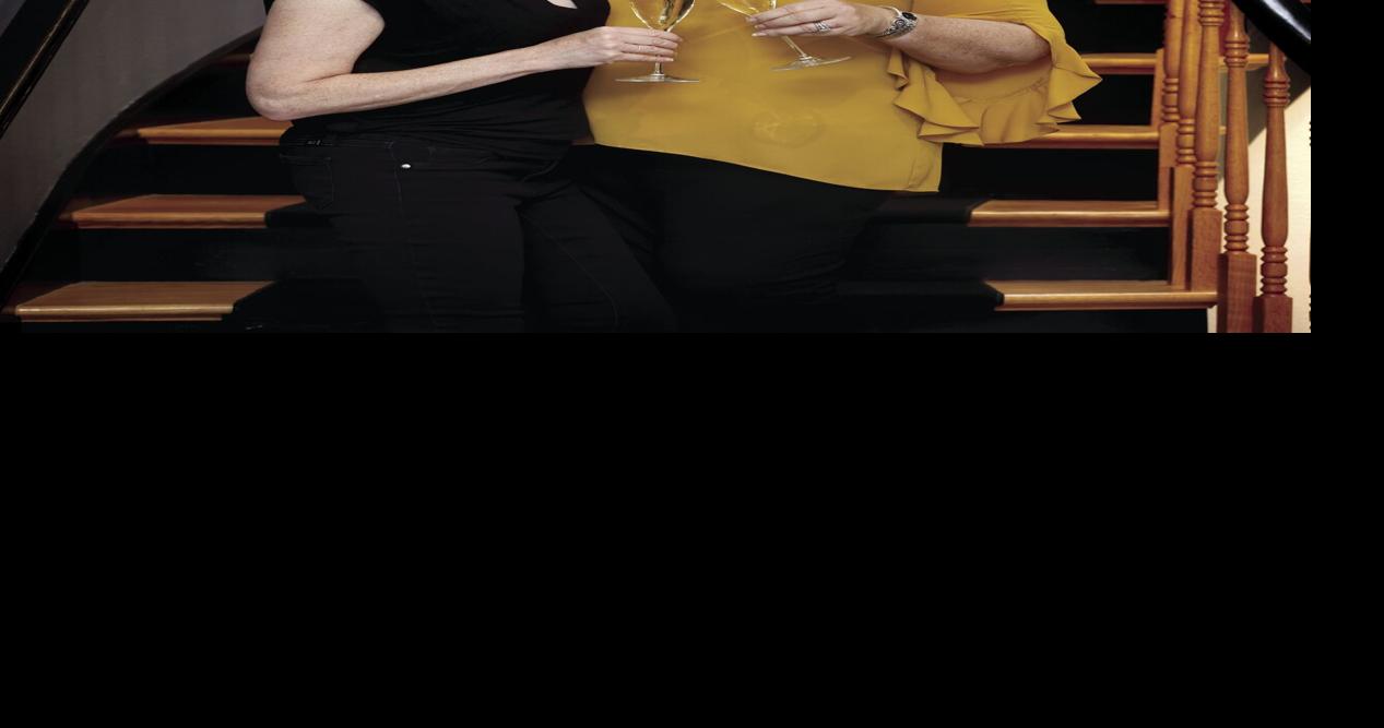 Champagne on Main: Sisters Laura and Lisa Kempner raise a glass with ...