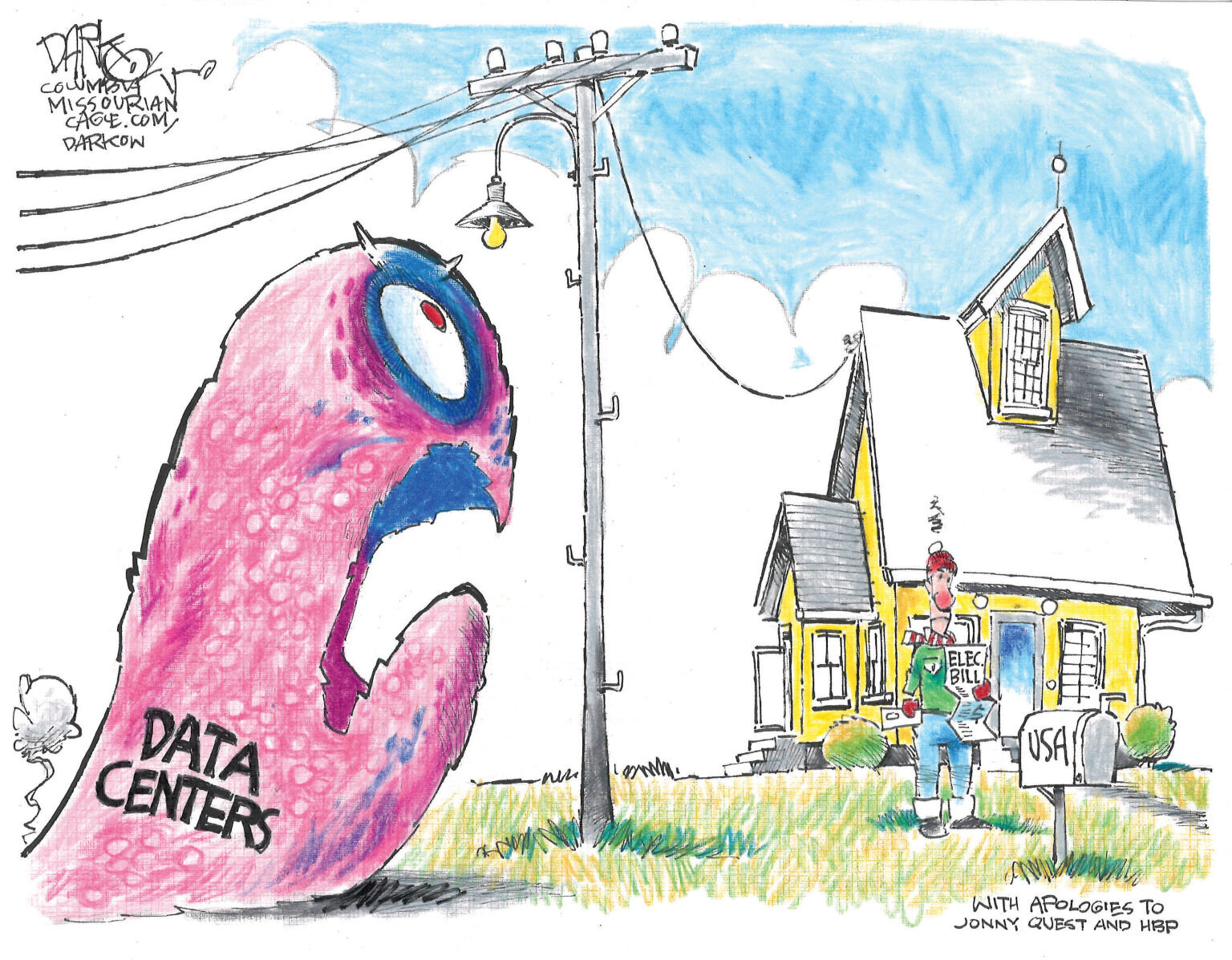 Darkow: Data monster | Opinion | telegraphherald.com