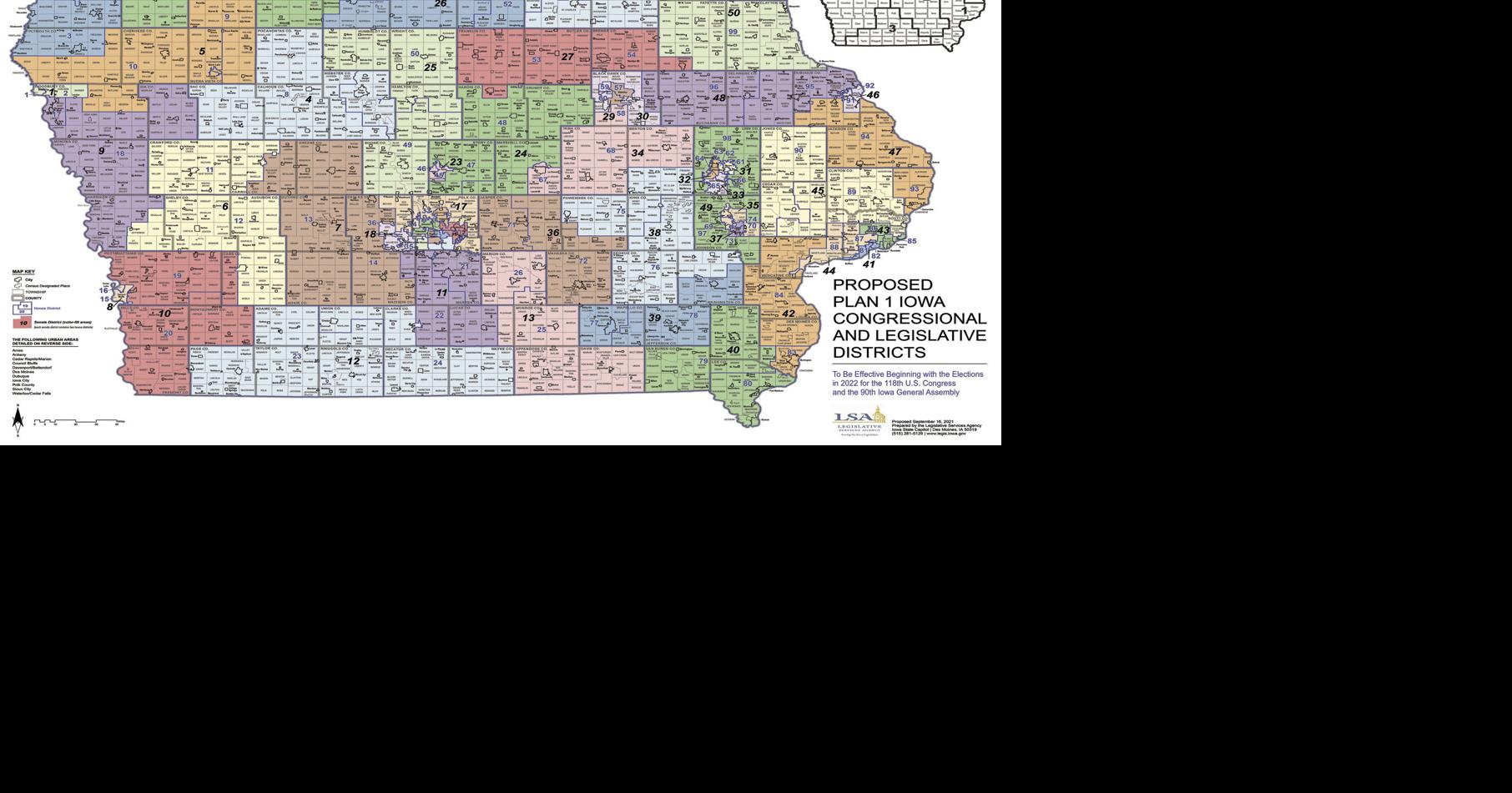 Proposed Iowa legislative redistricting map would reshape region | Tri ...