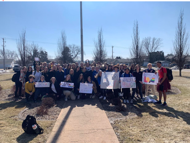 Dubuque students participate in statewide walkout to protest Iowa ...