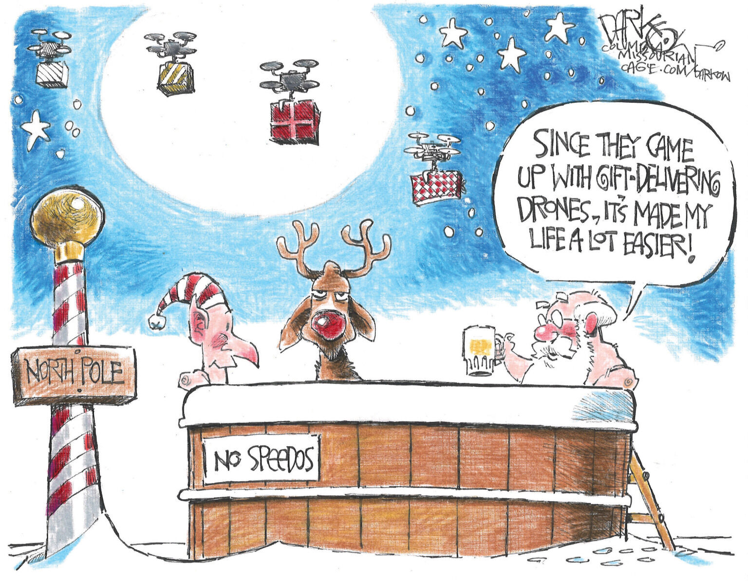 Darkow: Santa's helper | Opinion | telegraphherald.com