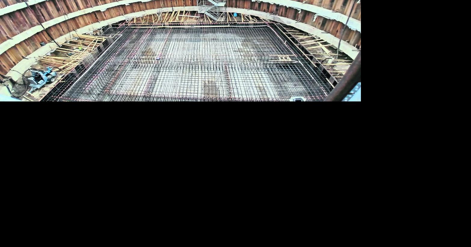Concrete pours into Old Mill work site as lift station takes shape ...