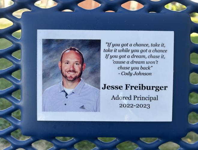 Bench dedication honors legacy of Dubuque school principal | Tri-state ...