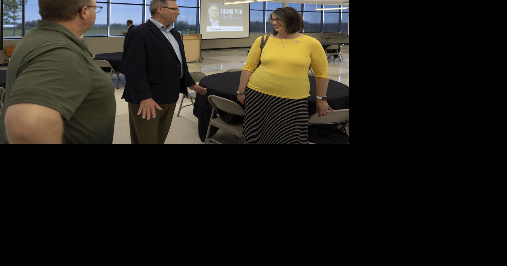Dubuque district bids farewell to Rheingans after decade as ...