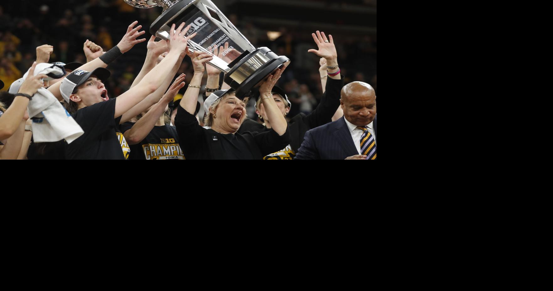Clark gets triple-double as Iowa blows out OSU for Big Ten title ...