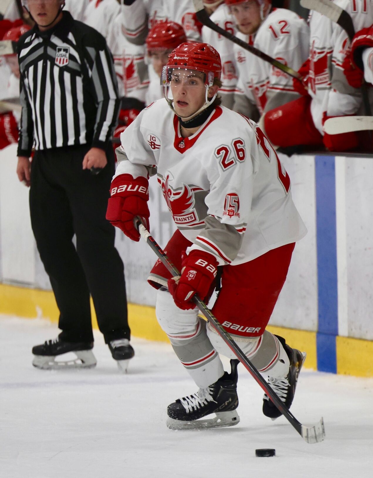 USHL: Special season comes to end for Fighting Saints in conference ...
