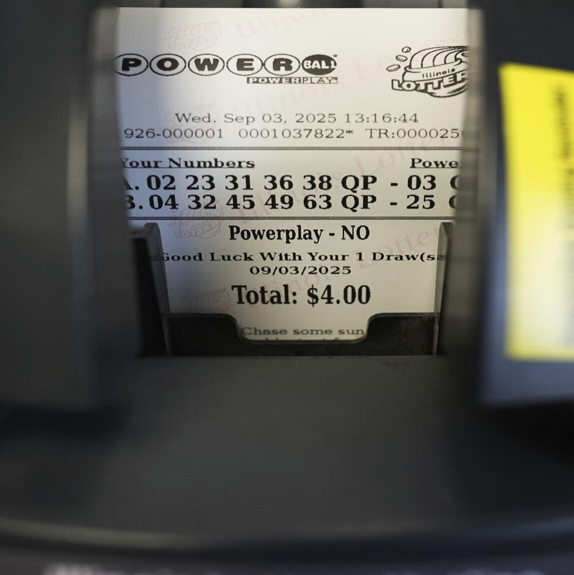 powerball ticket code