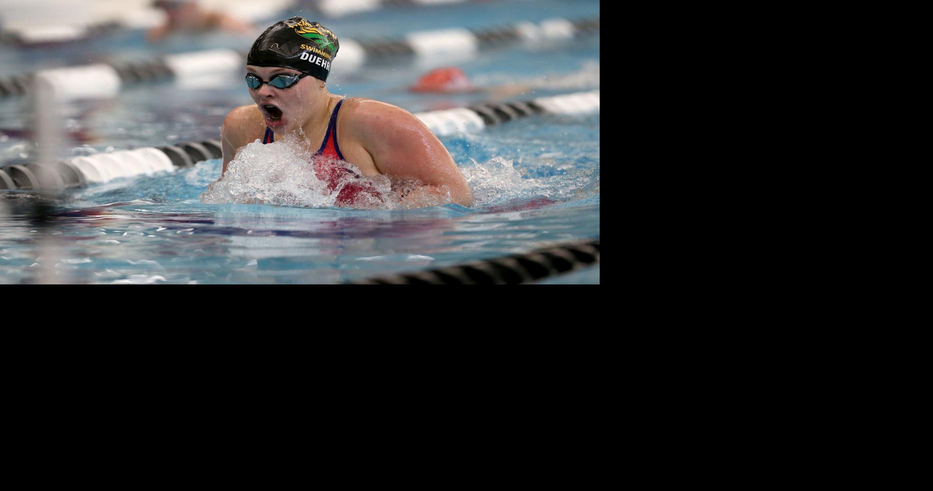 Girls prep swimming: Hobbled Schmidt captures regional backstroke crown ...