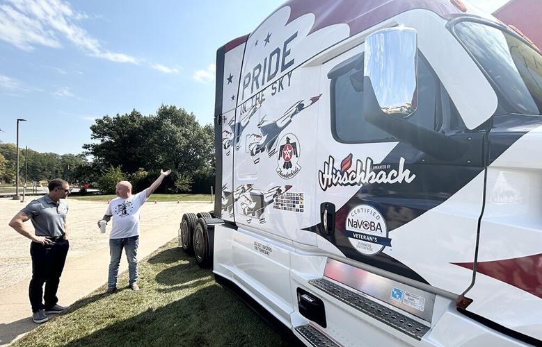 Locally based trucking firm honors military veterans with specially ...