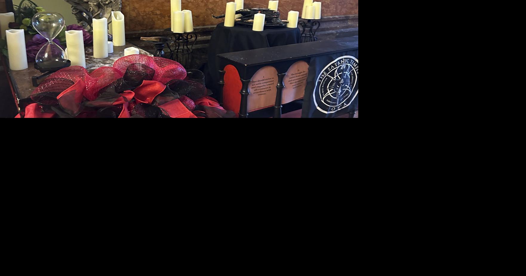 Man accused of destroying Satanic Temple display at Iowa Capitol is now ...