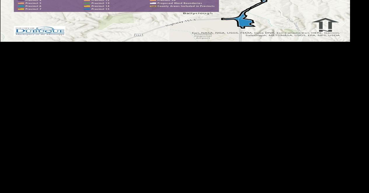 Slight shifts of wards in proposed Dubuque redistricting map | Tri ...