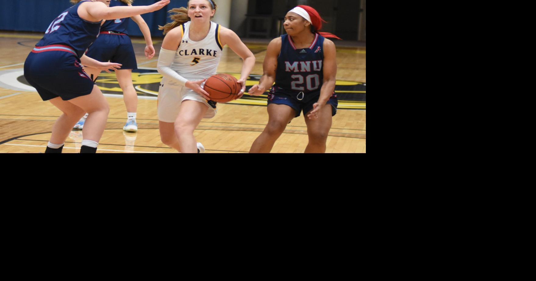 Women's college basketball: Clarke grinds out win in tournament opener ...