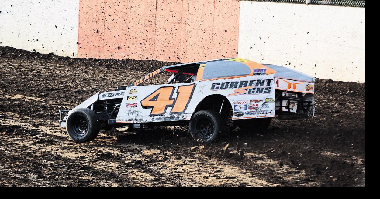 Auto racing: Dubuque Speedway -- Jon Merfeld rolls to victory; while 16 ...