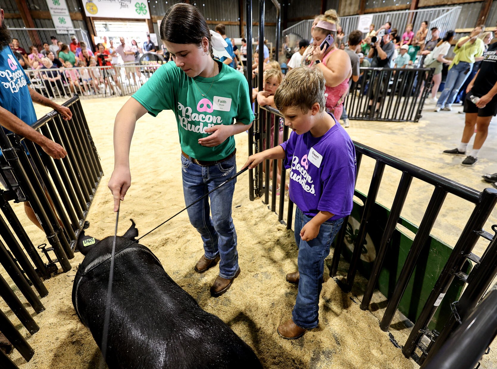 Dubuque County Fair hosts 2nd Bacon Buddies, including kids with ...