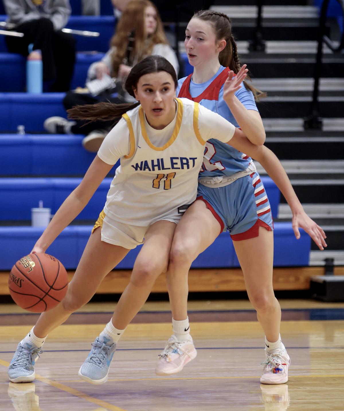 Girls prep basketball: Wahlert completes season sweep of Senior | Local ...