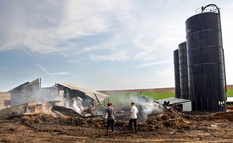 Neighbors come to rescue after dairy fire | Tri-state News ...