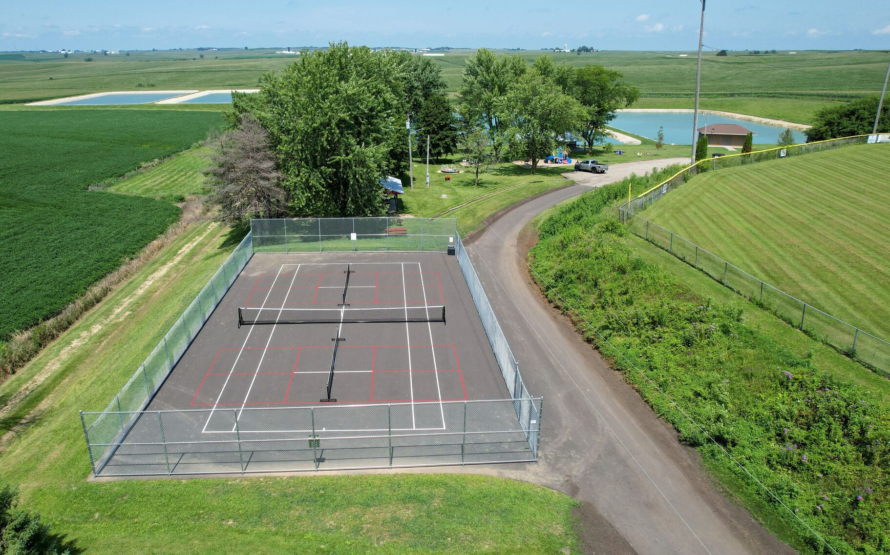 Mural, pickleball courts first Holy Cross Hometown Pride projects | Tri ...